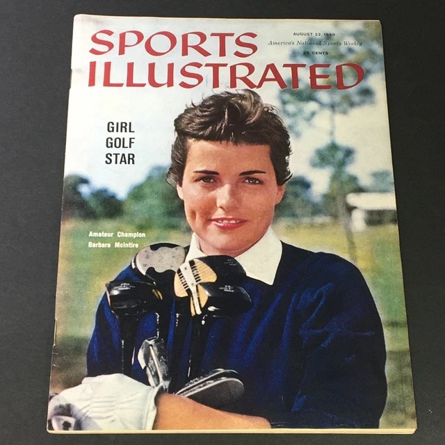 SPORTS ILLUSTRATED MAGAZINE August 22 1960 Golf Star Barbara McIntire ...