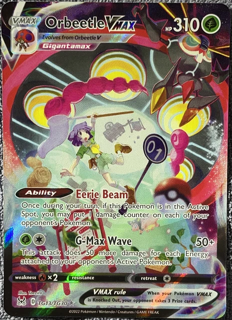 POKEMON TCG - Orbeetle VMAX Trainer Gallery Ultra Rare - TG13/TG30 ...