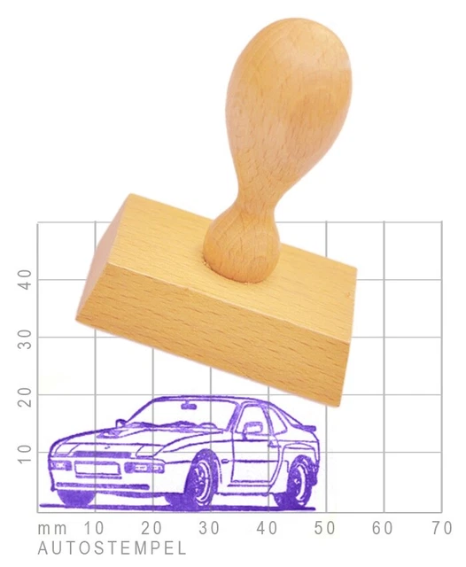 PORSCHE 924 OLDTIMER als Stempel - Autostempel- rubberstamp EUR 12,50 ...