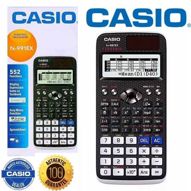CASIO FX-991EX CLASSWIZ Advanced Engineering Scientific Calculator-552 ...