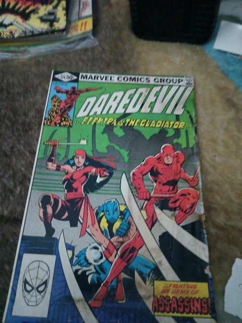 DAREDEVIL #174 (1ÈRE apparition The Hand), Elektra, Gladiator édition ...
