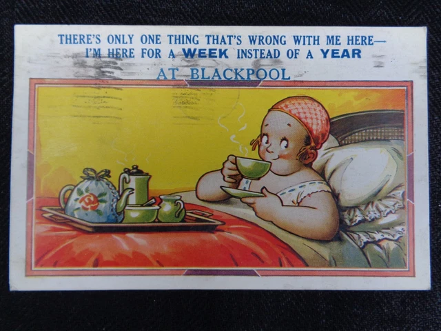VINTAGE BAMFORTH & Co Postcard "Seaside Comic" Series No 3950 - c1935 £ ...