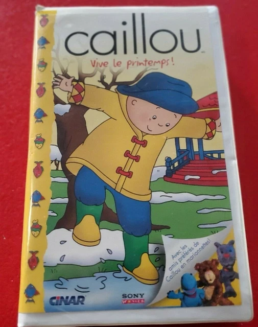 *VHS FRENCH MOVIE Caillou Vive le Printemps! - CINAR / Sony Studios $19 ...