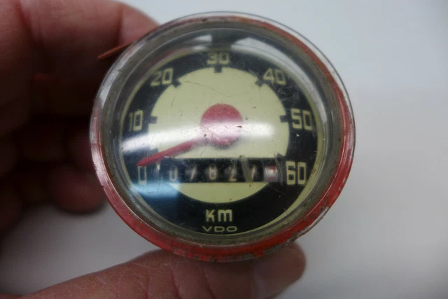 VDO TACHO MOPED Mofa Vintage NSU Hercules Zündapp ? Speedometer EUR 12 ...