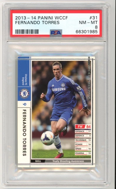 PSA 8 JAPONAIS Fernando Torres Chelsea Panini Wccf #31 2013-14 189 EUR 0,92 - PicClick FR