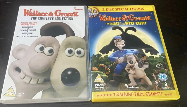 2 X DVDS Wallace & Gromit: The Curse of the Were-Rabbit+The Complete ...
