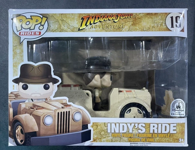 FUNKO POP! RIDES -Indiana Jones Adventure - INDY'S RIDE #19 *Damaged ...