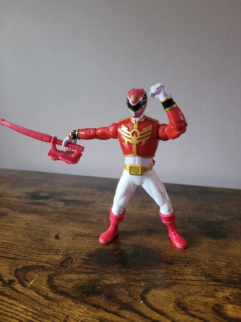 POWER RANGERS MEGAFORCE Battle Morphin Red Ranger Figure RefPR3 £5.00 ...
