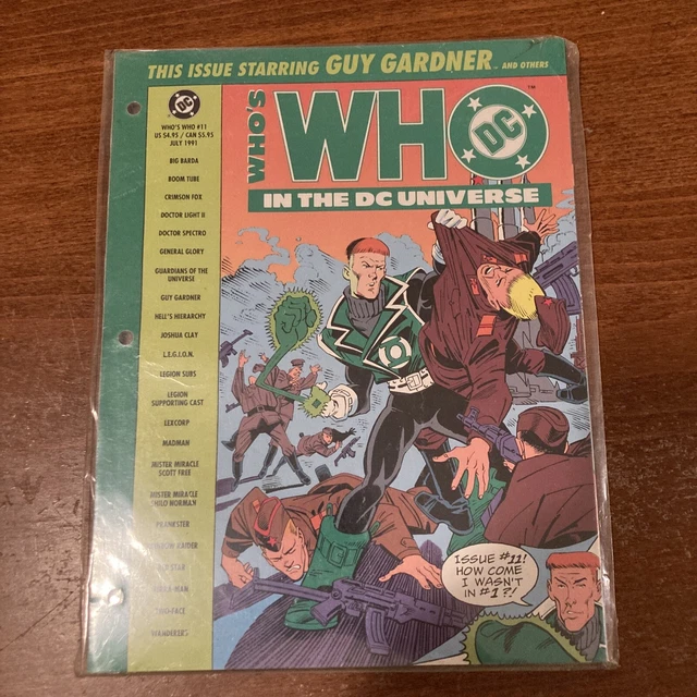 1991 WHO'S WHO in the DC Universe Issue Update #11 DC Comics July 1991 ...