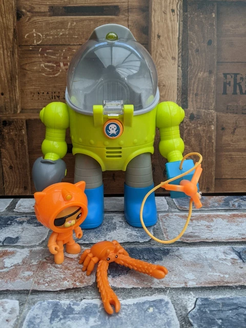 OCTONAUTS OCTO MAX Suit, moveable hand & grapple + Kwazii & 2 sea ...