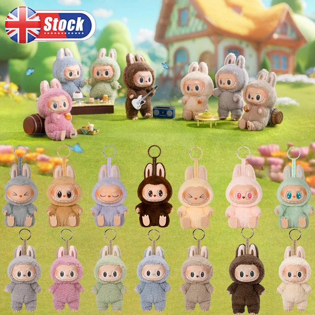 POP MART LABUBU The Monsters Etciting Macaron Plush Dolls Figure Toy ...