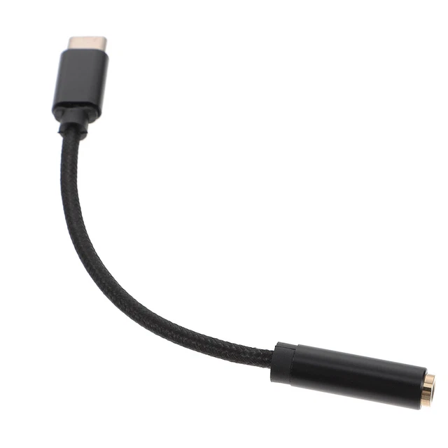ADAPTATEUR CASQUE VERS USB Câble Type-C Convertisseur Jack Audio EUR 6 ...