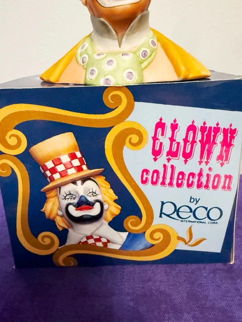 THE RECO CLOWN Collection "Top Hat" by John McClelland, 1984 Hard to ...