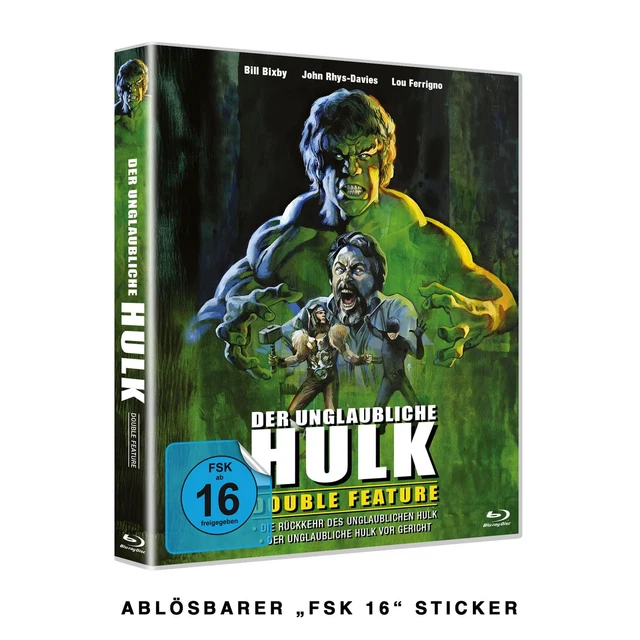 DER UNGLAUBLICHE HULK - DOUBLE FEATURE A (Blu-ray) Bill Bixby Lou ...