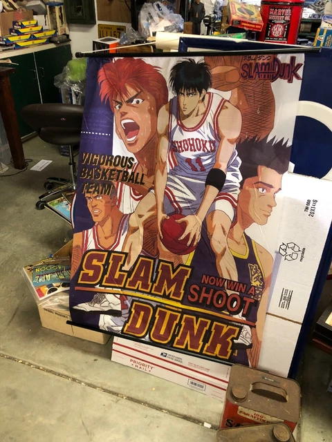 SLAM DUNK ANIME Basketball Team Banner 42” X 29” Shohoku Nice!!! $179. ...