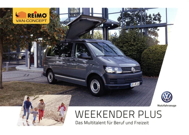 REIMO WEEKENDER PLUS VW Prospekt 2018 8/18 D mit Preisliste Reisemobil ...