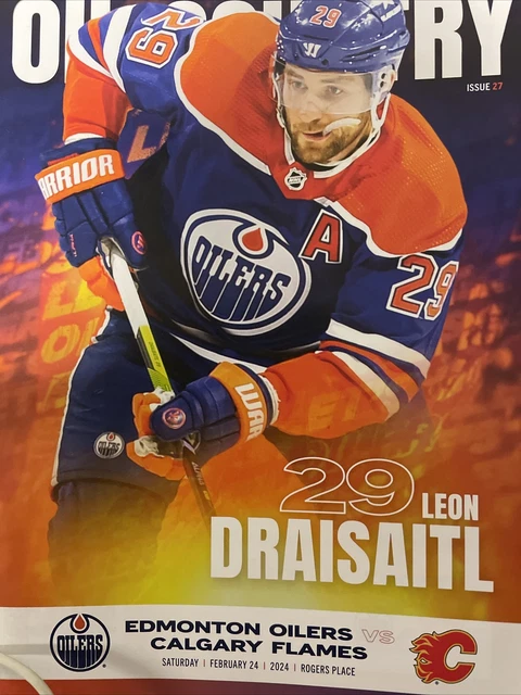 OIL COUNTRY FEB 24 2024 Oilers Vs Calgary Flames Leon Draisaitl $69.99 ...