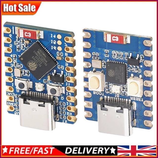 ESP32-C3-ZERO/ESP32-S3-ZERO DEVELOPMENT BOARDS Support 2.4GHz Wi-Fi and ...