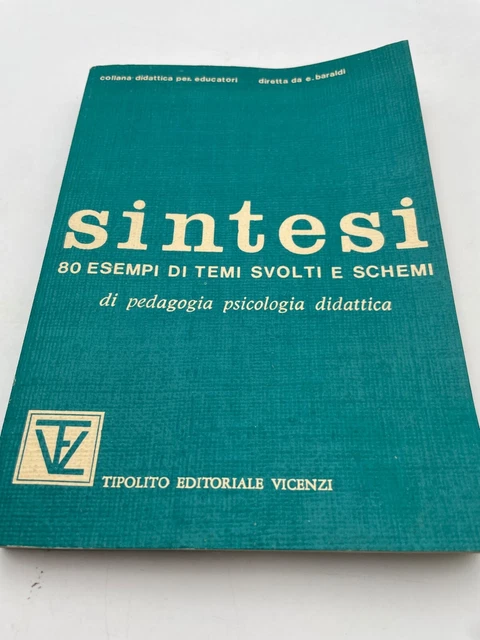 SINTESI 80 ESEMPI di temi svolti e schemi di pedagogia psicologia ...