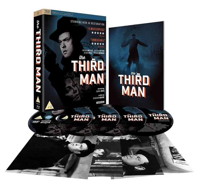 THE THIRD MAN - 4K Restored Blu-ray + DVD + Cards + CD + Booklet Box ...