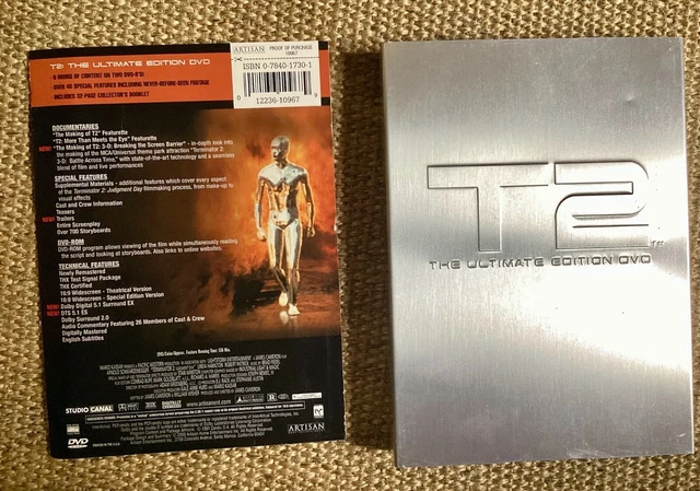 DVD TERMINATOR 2: JUDGEMENT DAY Ultimate Edition - Manche métal - Comme ...