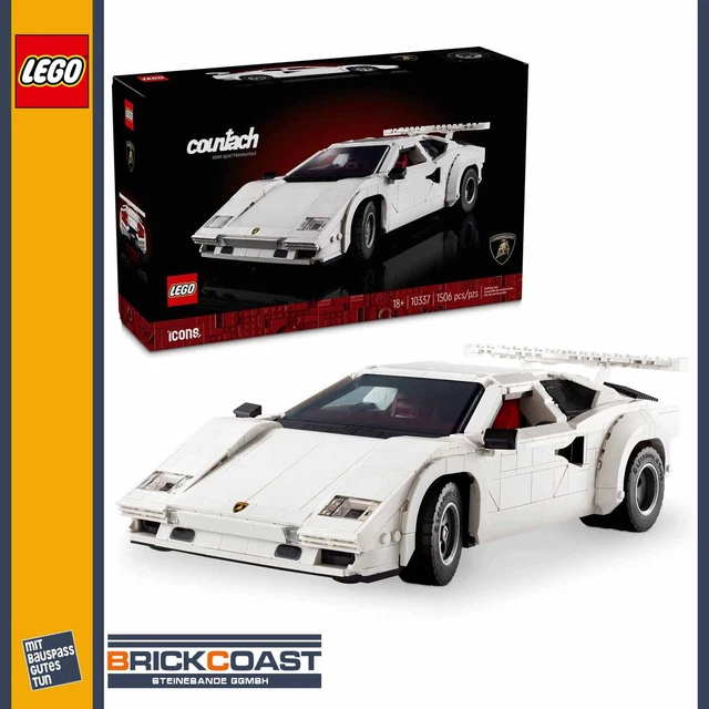 LEGO ICONIC 10337 Lamborghini Countach 5000 Quattrovalvole + NEU & OVP ...