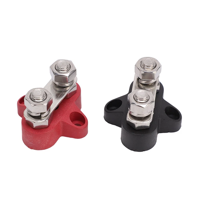 BUS BAR TERMINAL Block Power Stud Battery Junction DC 12V 24V M8 ...