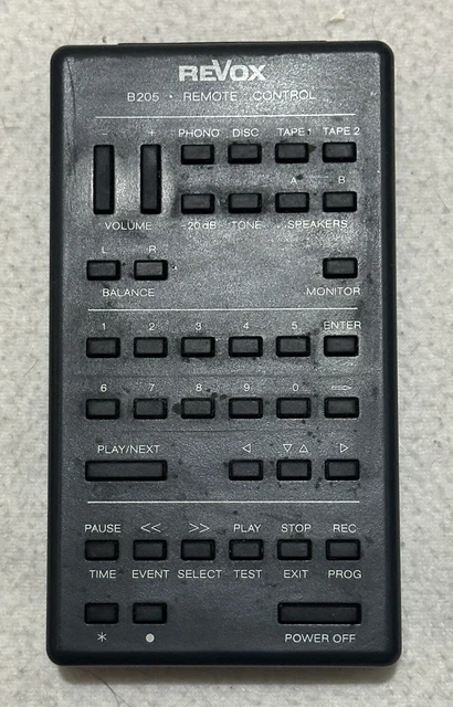 REVOX B205 FERNBEDIENUNG Remote Control Top Zustand EUR 169,00 ...