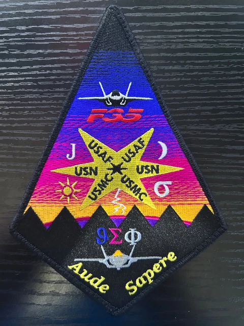 F-35 LIGHTNING RADAR Cross Section Low Observable Patch Very Rare EUR ...