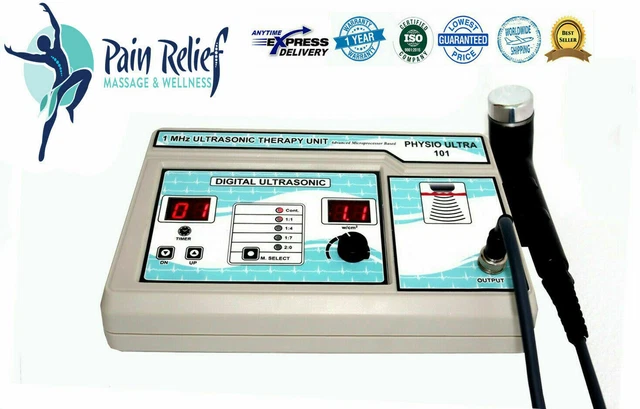 NEW ULTRASOUND THERAPY Machine 1Mhz Compact Ultrasonic Physiotherapy ...