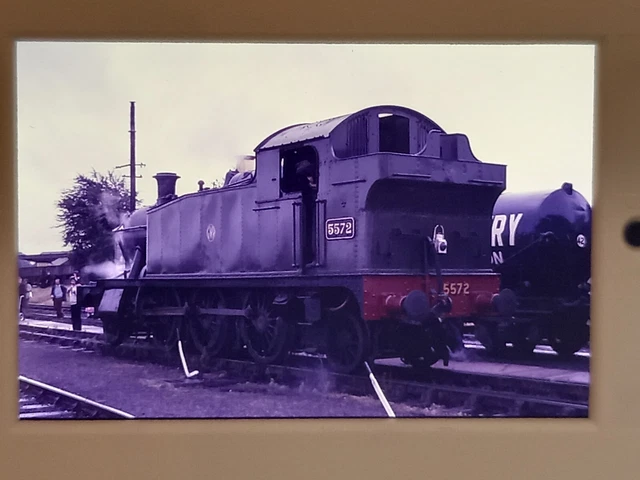 35MM RAILWAY SLIDE Steam Locomotive 60004 Victoria Viaduct 1965 (refG17 ...