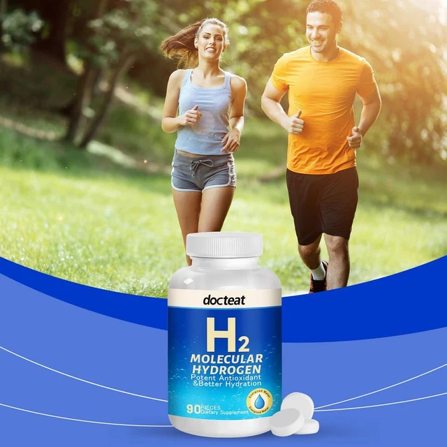 90PCS H2 MOLECULAR HYDROGEN Capsules Antioxidant & Hydration Water ...