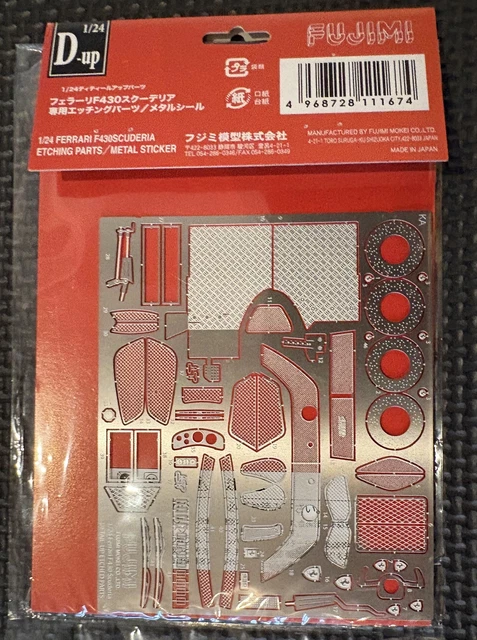 FUJIMI FERRARI F430 Scuderia Detail Up Kit Maßstab 1:24 EUR 17,09 ...
