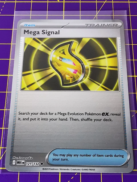 MEGA SIGNAL 121/132 Pokémon TCG Mega Evolution Reverse Holo Karte ...