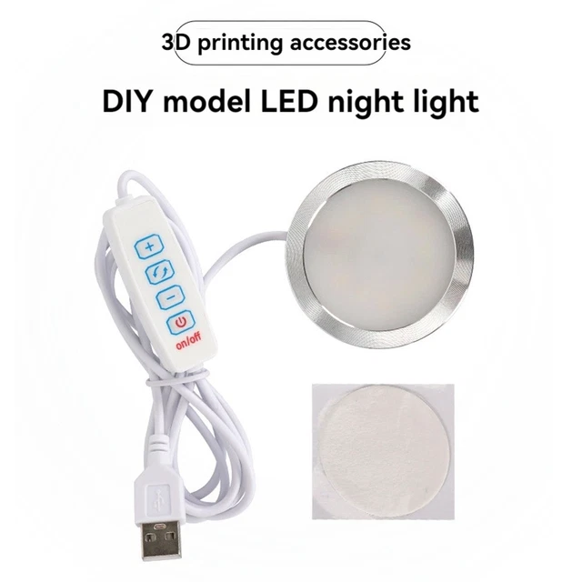 3D PRINTING MODEL LED Light LED Spotlight 5V Ultra-Thin Night Light ...