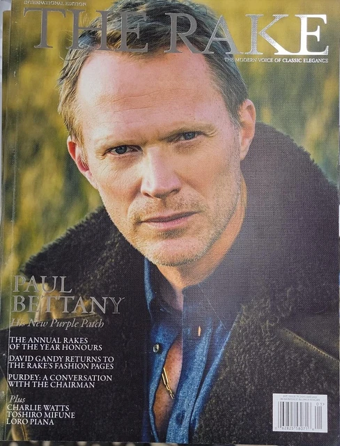 THE RAKE MAGAZINE, Issue 79, Paul Bettany Issue, January, 2022 £7.92 ...