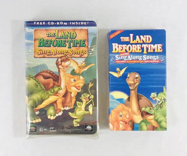THE LAND BEFORE Time Sing Along Songs + More Sing Along Songs VHS Lot ...