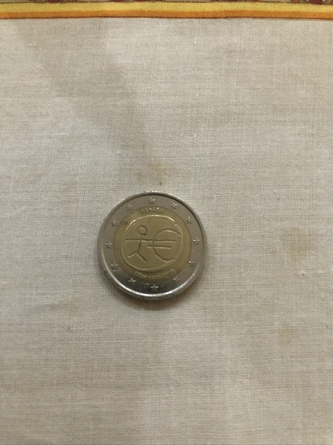 MONETA 2 EURO rara omino stilizzato Spagna WWU 1999-2009 EUR 489,00 ...