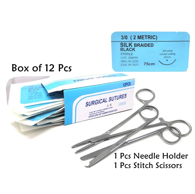 SURGICAL SUTURE SET - First Aid Sutures - Veteran Owned - Medical ...