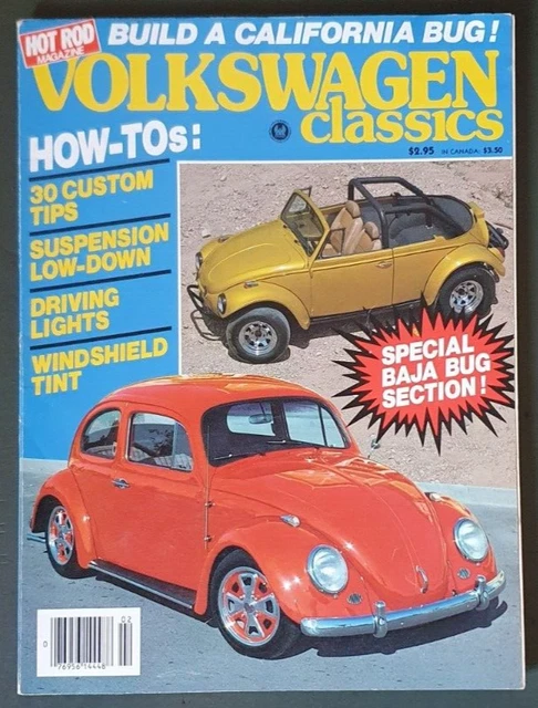 VOLKSWAGEN CLASSICS MAGAZINE, 1982, One Off Special, How-To's, Baja Bug ...