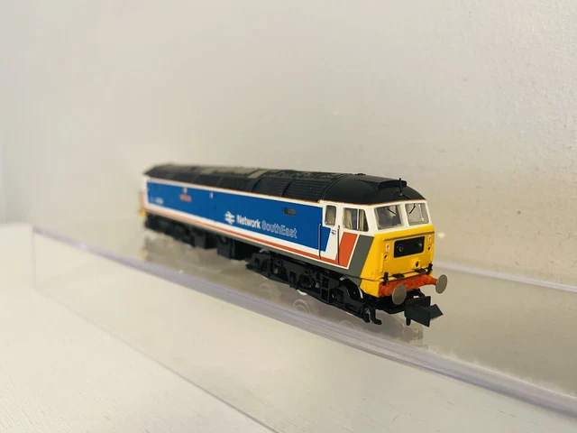 GRAHAM FARISH N GAUGE CLASS 47 47581 NSE LIVERY - Ex Set £139.95 ...