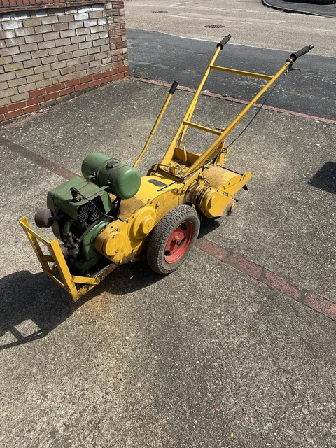 TRUSTY TRACTOR 2 wheel tractor rotavator cultivator Villiers engine £95 ...