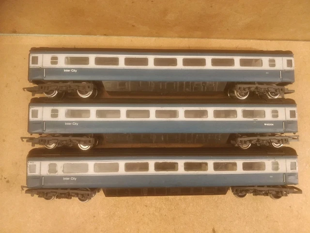 3 BR INTERCITY 125 mk3 Coaches - 00 Gauge. £31.87 - PicClick UK