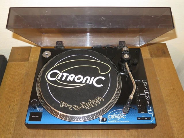 CITRONIC PD-1 DIRECT-DRIVE DJ turntable with brand-new head / WORKS ...
