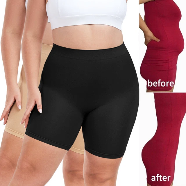 Women Body Shaper Shorts High Waist Pants Tummy Control Thigh Silmmer