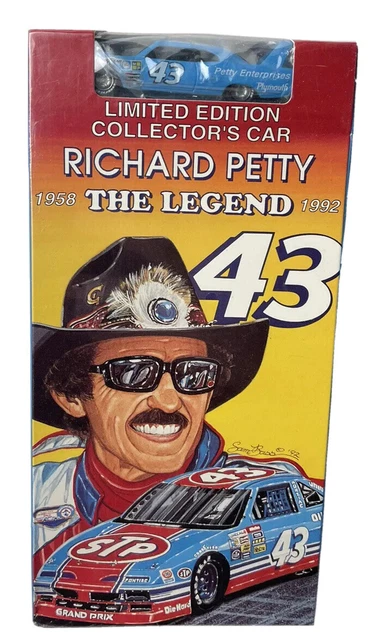 LIMITED EDITION COLLECTORS Car VHS Tape Richard Petty The Legend #43 ...