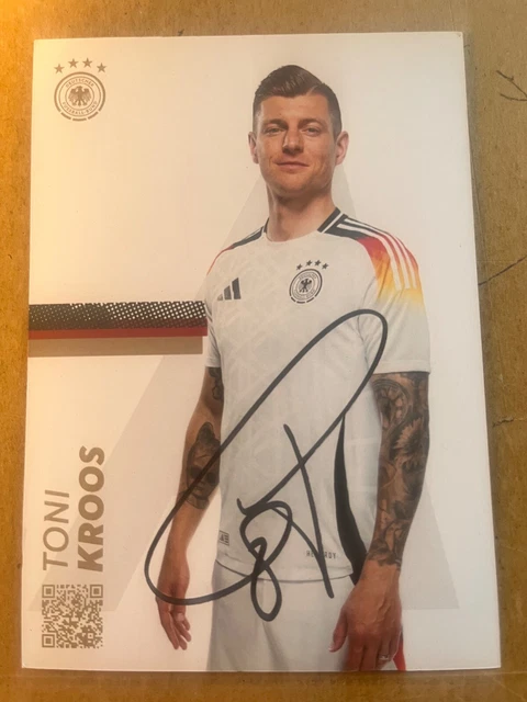 AUTOGRAMM TONI KROOS Fussball Dfb Real Madrid Bayern München EUR 11,00 ...