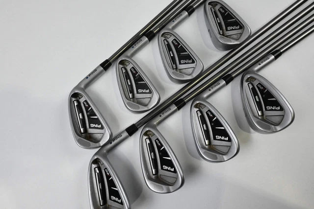 PING I20 IRONS / 4-PW+SW / Blue Dot / Senior Flex Ping TFC 169 Shafts £ ...