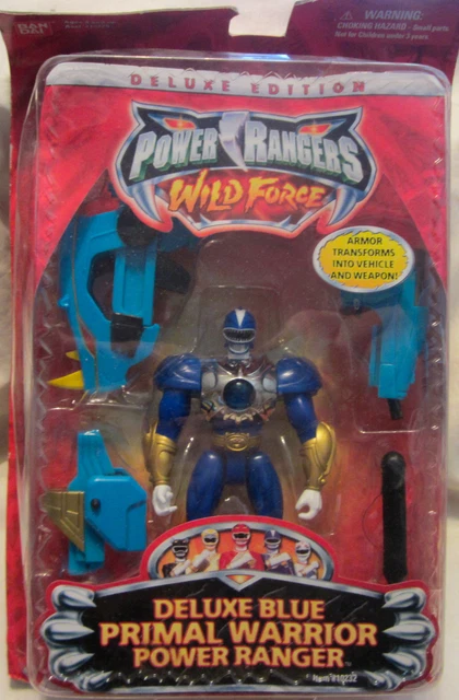 POWER RANGERS FORCE Sauvage : Ranger Primal Bleu Deluxe EUR 91,84 ...