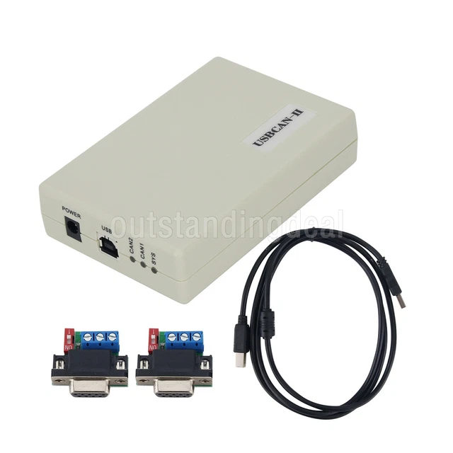 Usbcan Ii Db9 Usb Can Adapter Module Can Bus Tester Analyzer Support